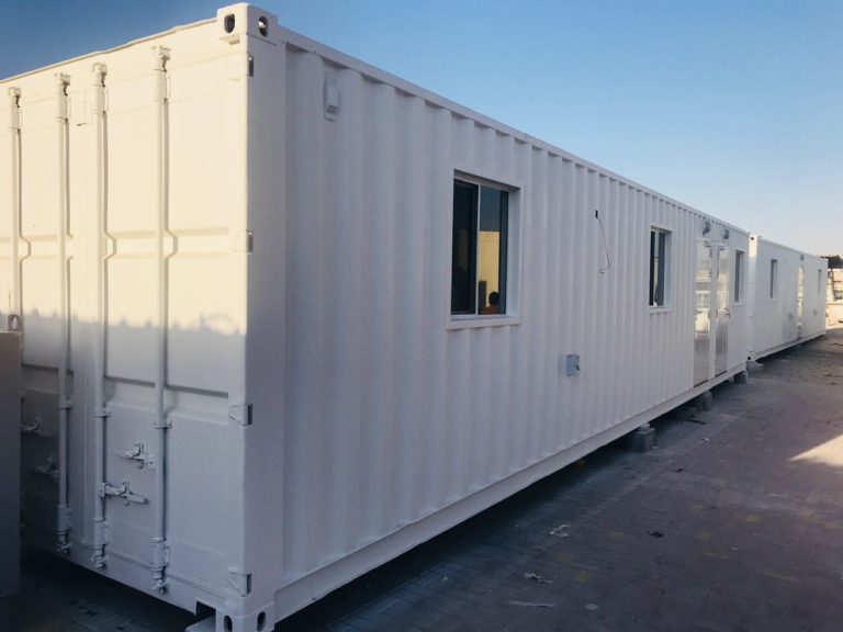 Modified Shipping Container Office 40 ft. | Portacabin Rentals in UAE ...